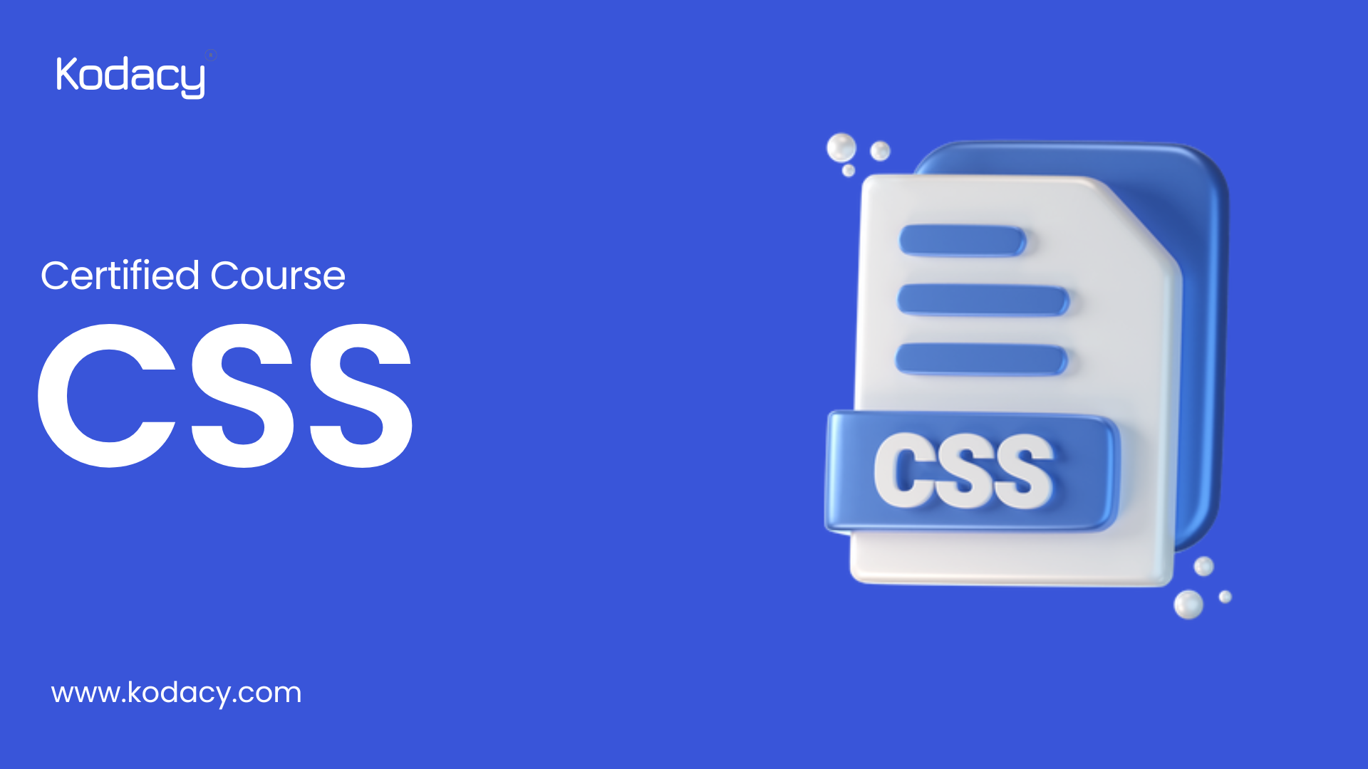 Learn CSS - Certified Course